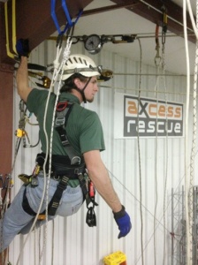 Axcess Rescue Rope Access Training on TowerClimber.com