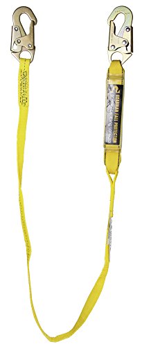 Guardian Fall Protection 01261 4-Foot Single Leg Non-Shock Absorbing ...